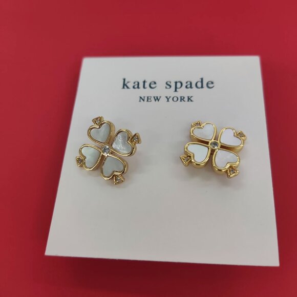 kate spade | Jewelry | Kate Spade Legacy Logo Demi Fine Spade Flower ...